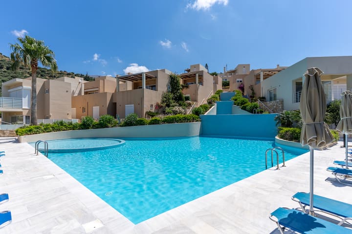 Pp 3/60, Seaview 2-bedroom Apt. & Common Pool - Plakias