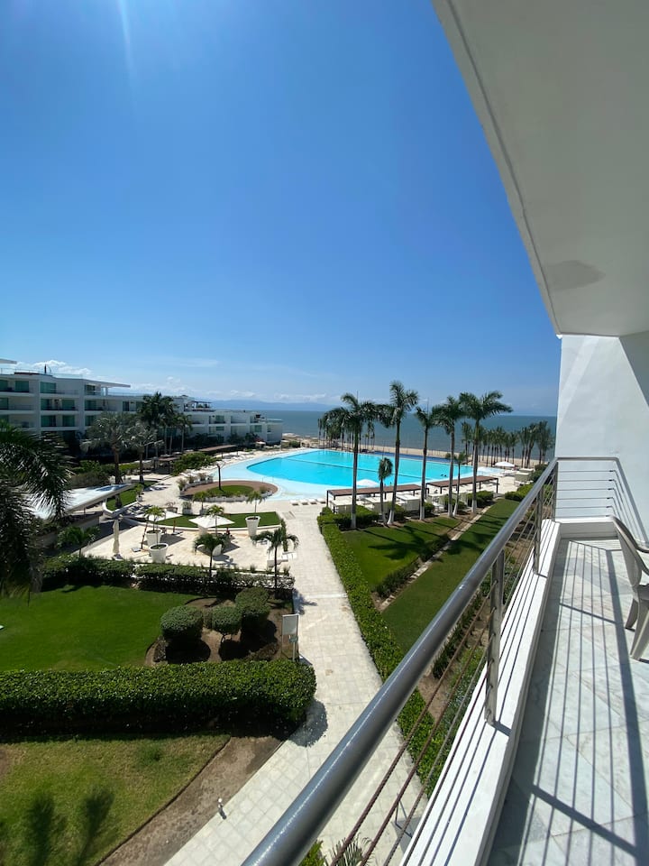 Estudio Para 3 Prs. En Aria Ocean, Vista Al Mar! - 누에보 발라타