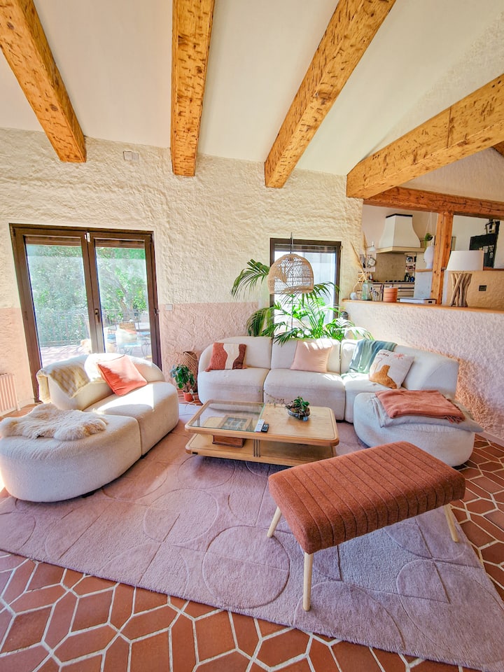 Mas Fauvette Villa With Sea View - Argelès-sur-Mer