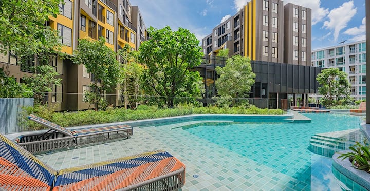 B8 The Base Central New Brand Studio /Fast Wifi - Phuket