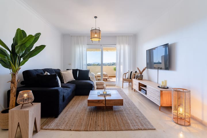 Appartement Elviria Met Zeezicht - 馬貝拉