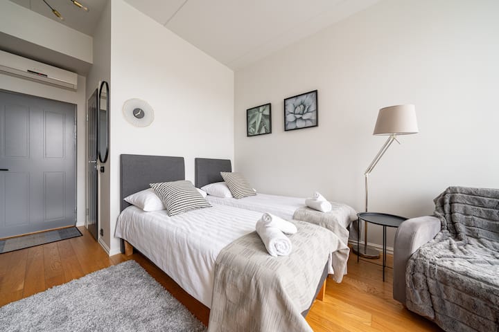 Modern Twin Studio In The City Centre - Tallinna