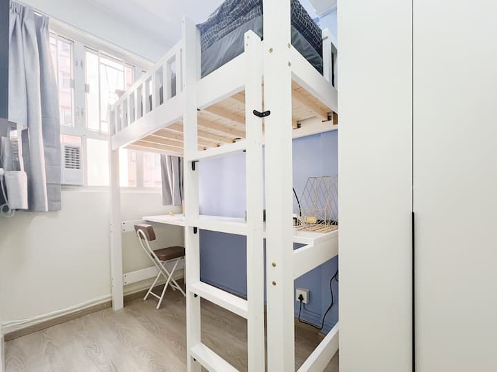 High Floor Co-living Window Bunk@187 Wan Chai Road - 香港