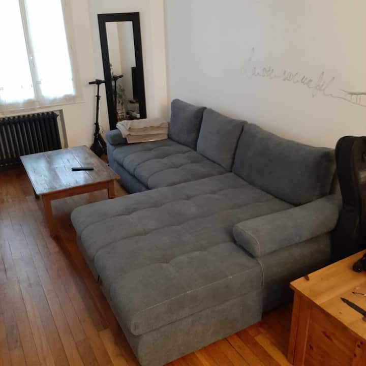 Chambre 14m², Point D'eau Privé, Quartier Calme - Vichy