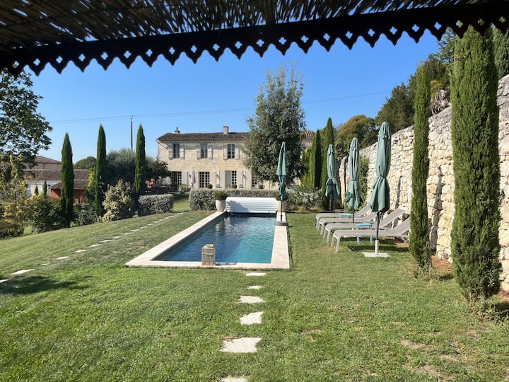 3 Chambres "Au Clos Francarney" Avec Piscine. - Libourne