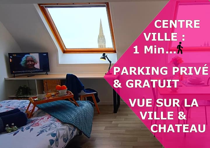 Appart Hyper-centre Avec Parking Privé Et Gratuit - Caen