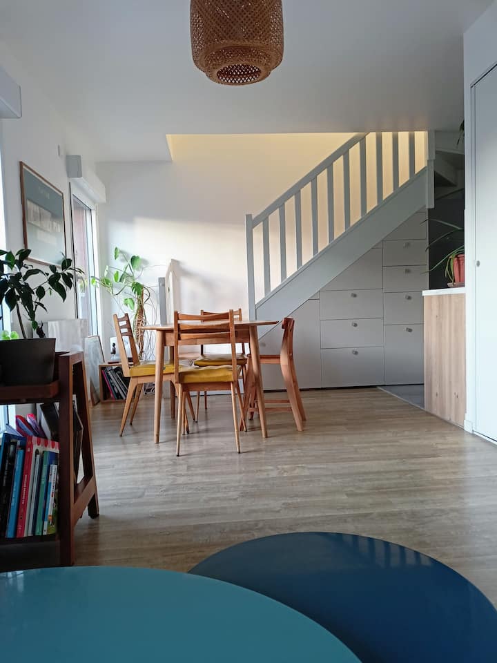 Duplex Chaleureux - 3 Pièces - Romainville