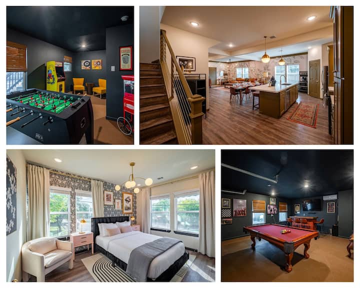 Gated Group Retreat | 7br/7ba W/ Bar & Firepit - Houston, TX