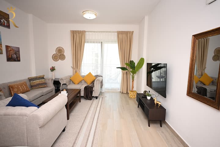 Rossa Yas 1br Haven | Luxe Chic Retreat - Aéroport d'Abou Dabi (AUH)