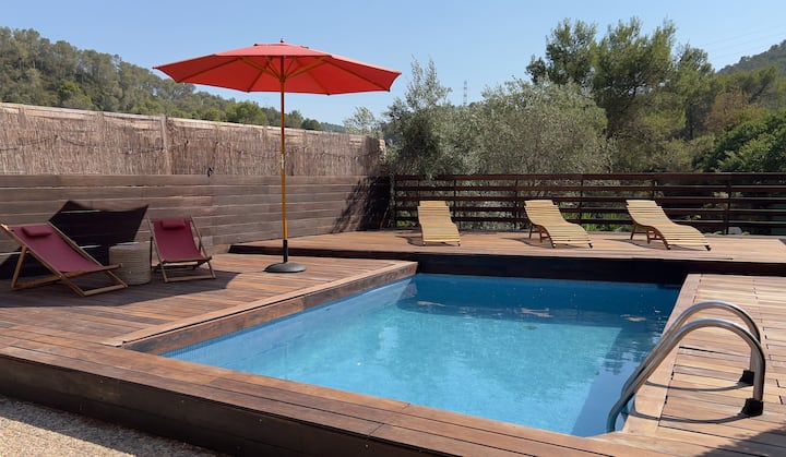 House With Private Pool At 15 Min Of Downtown Bcn! - Vallirana