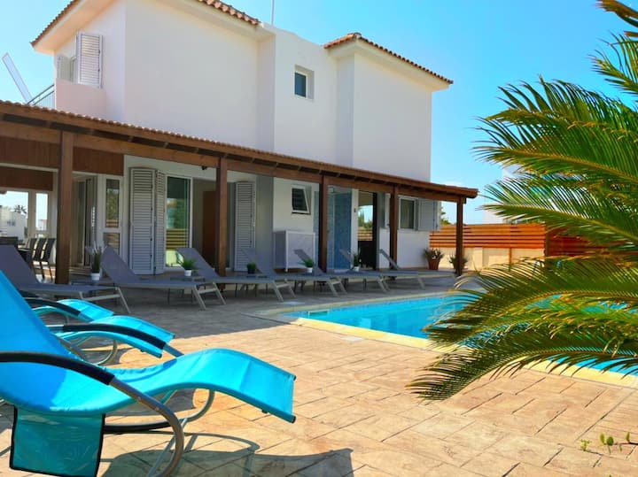Taracota 4 Bdr Private Pool - Nissi Beach