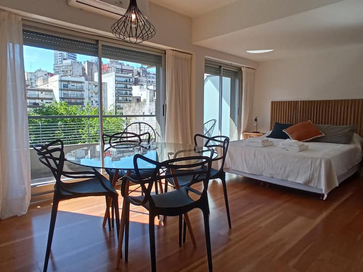 Elegante Y Soleado Loft En Palermo - Buenos Aires