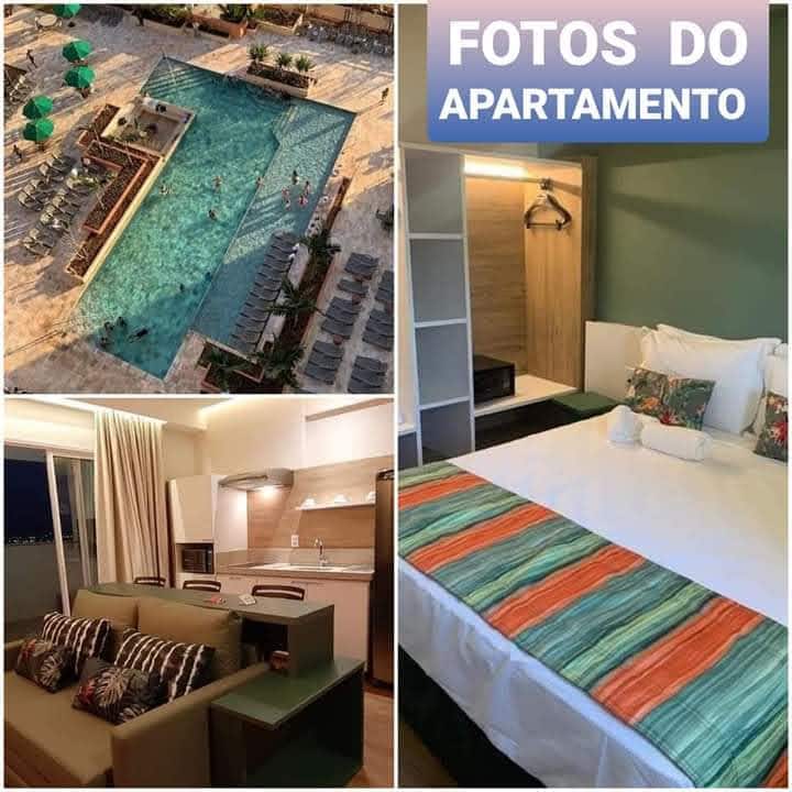 Apto Hot Beach Ingresso Ao Parque C/desconto % - Olímpia