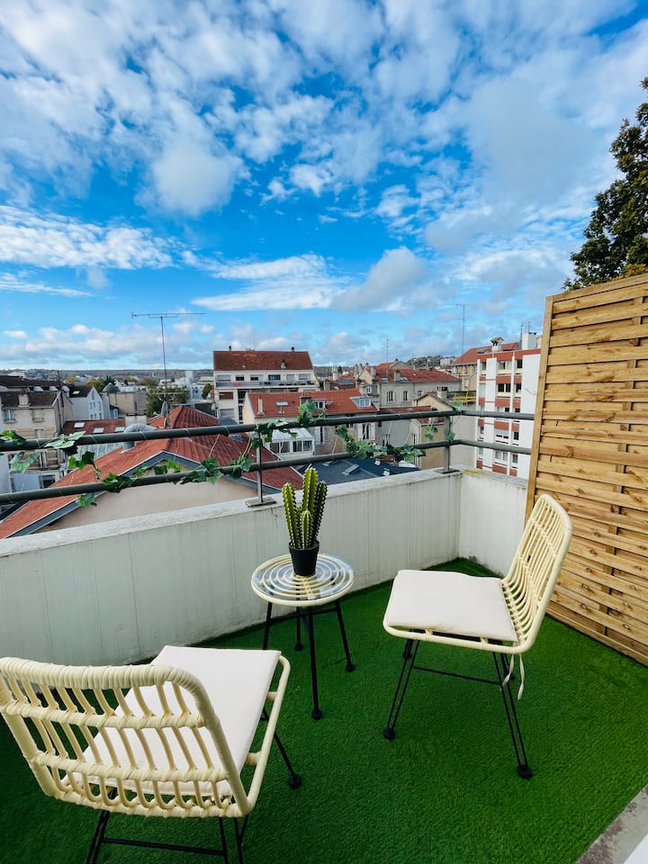Studio Rénové Et Cosy à 2 Pas De La Gare - Nancy