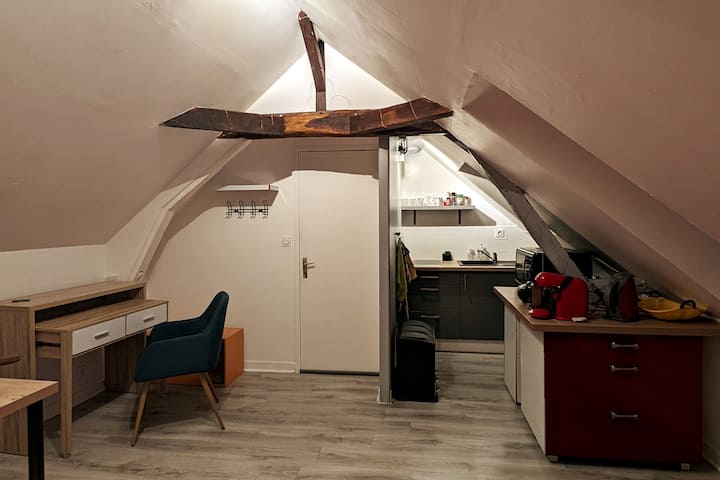 T2 Sous Les Toits, Centre-ville - Laval, France