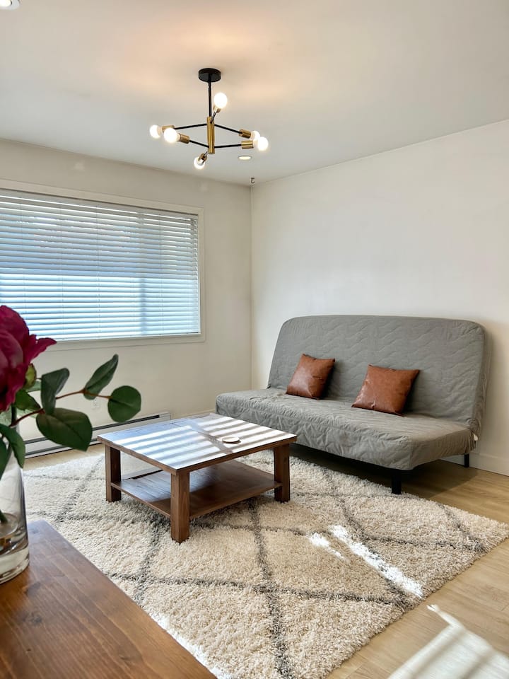 Spacious 1br+den | Private | Fireplace | Patio - Langley