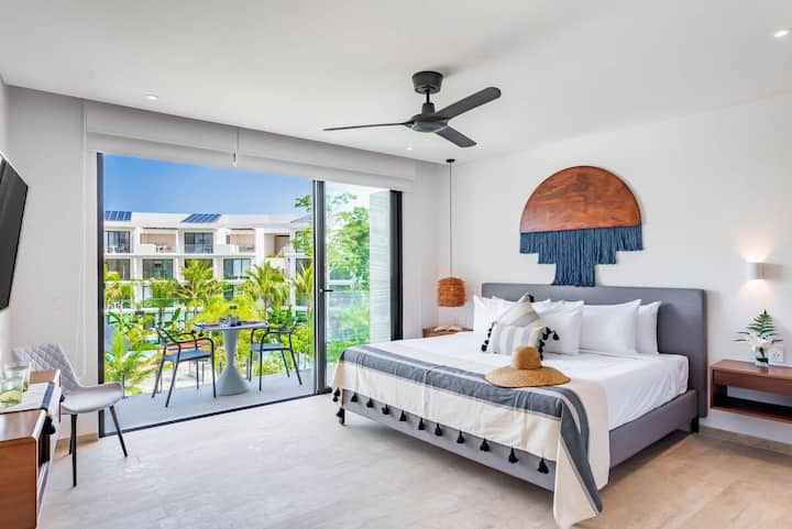 Hermosa Y Comoda Suite + Gym + Albercas +Coworking - Tulum