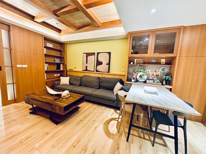 【一次只接一組客人/連住優惠】Homemade頭城電梯大樓住宅區整層4～7人旅遊-鄰近大公園 - 坪林區