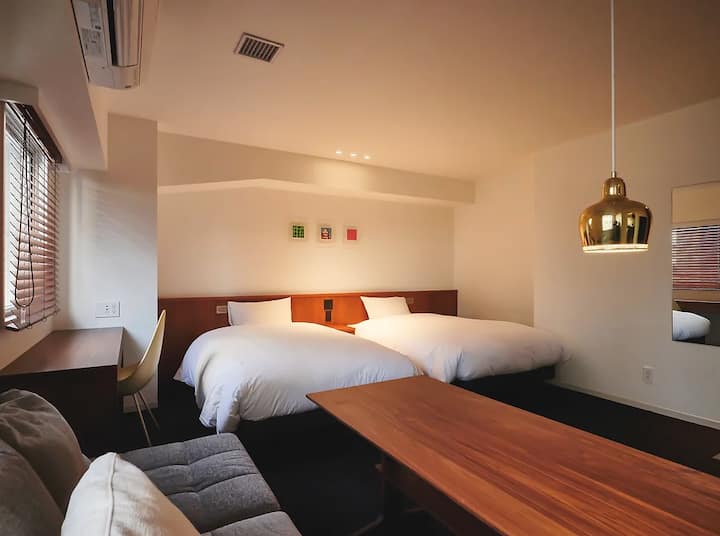 【Non-smoking】 Comfortable Twin Room / 2 Ppl - 高知市