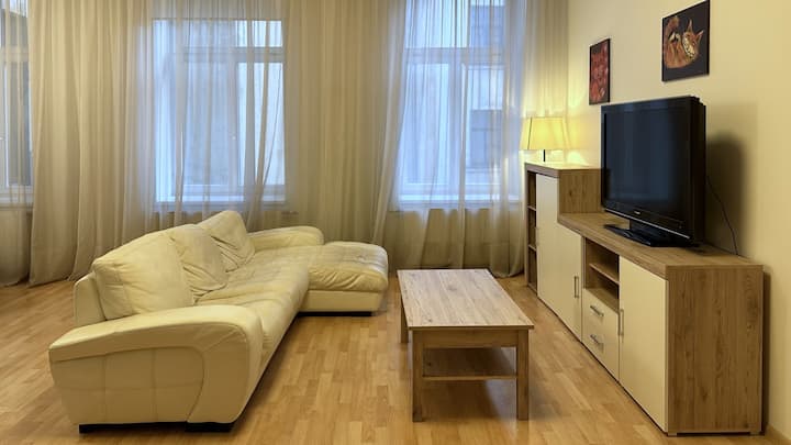 Cozy Room In Huge Central Apartment #3 - Riga
