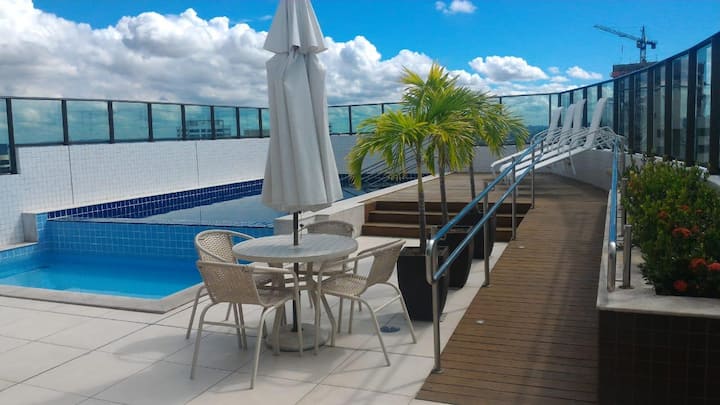 Lindo Flat Em Boa Viagem! - Recife