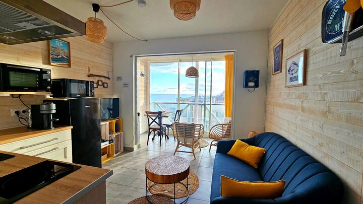 L’éclat Maritime ! T2 / Clim / Piscine / Vue Mer - Sète