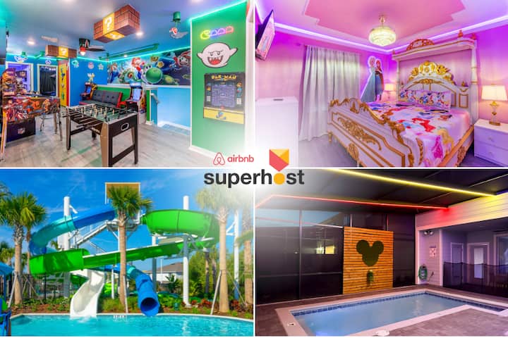 No Airbnb Fees! Themed /Pvt Pool/game Room. 238901 - Florida