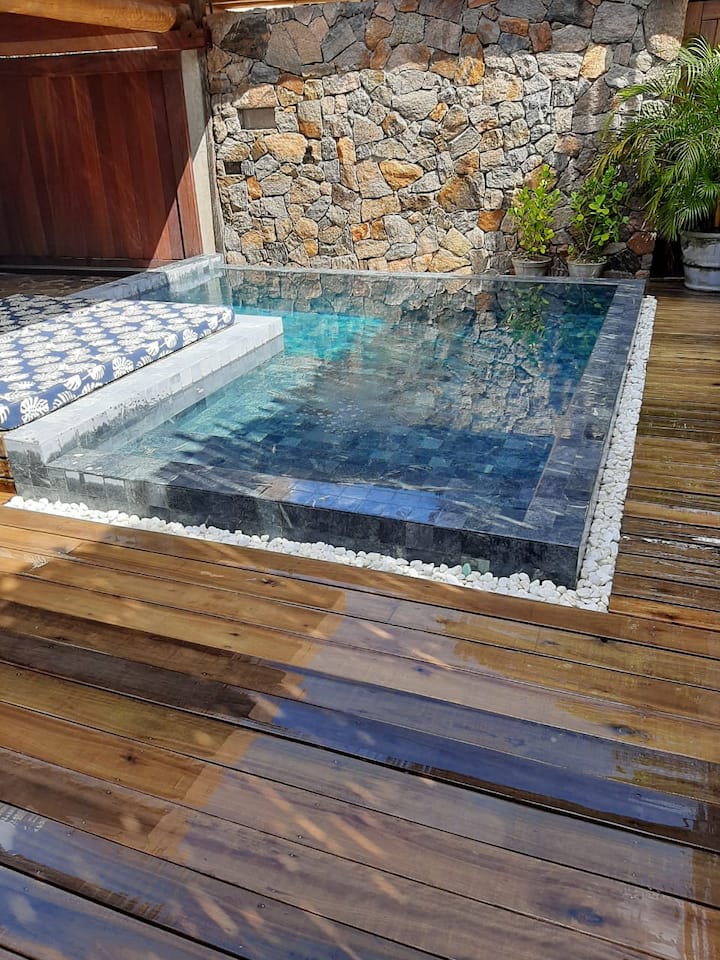 Casa Azul Em Trancoso Com Piscina E Churrasqueira - Trancoso, Brasil