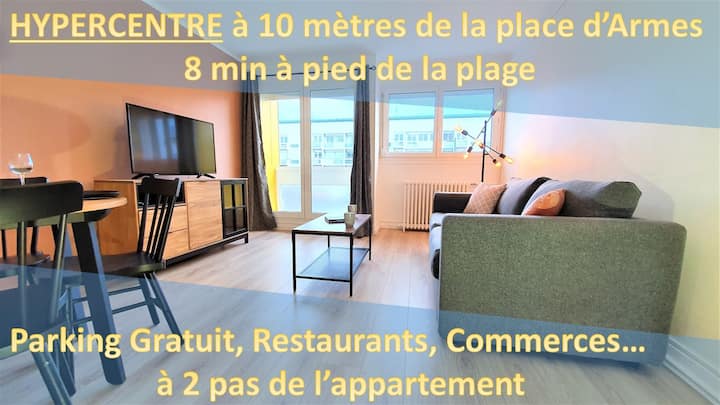 Tour Du Guet 1 -Hypercentre Calais - 4 Pers - 40m² - Oye-Plage