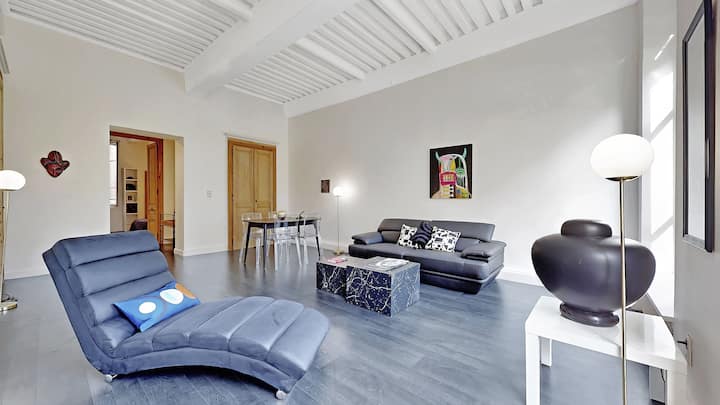 Opera, Apt 70 M² Avec 1 Chambre Et Vue Sur Rhone - La Confluence - Lyon
