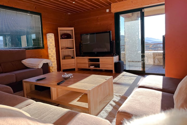 Chalet De Haut Standing Avec Spa Vue Sur La Vallée - Les Angles