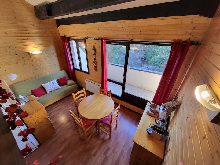 Appt. T2 Duplex Font Romeu, à 10' Du Centre à Pied - Bourg-Madame