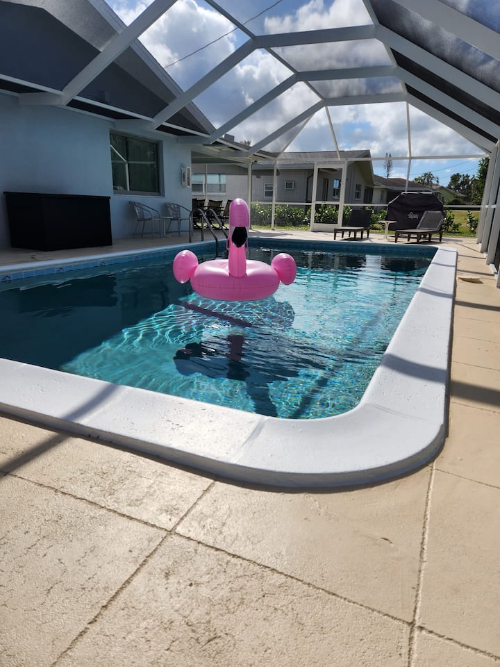 Heated Pool Hangout - Cape Coral, FL