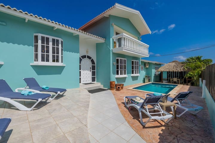 Lrg 5br|pool|gazebo|3 Min Eagle Beach & Superfood! - Aruba