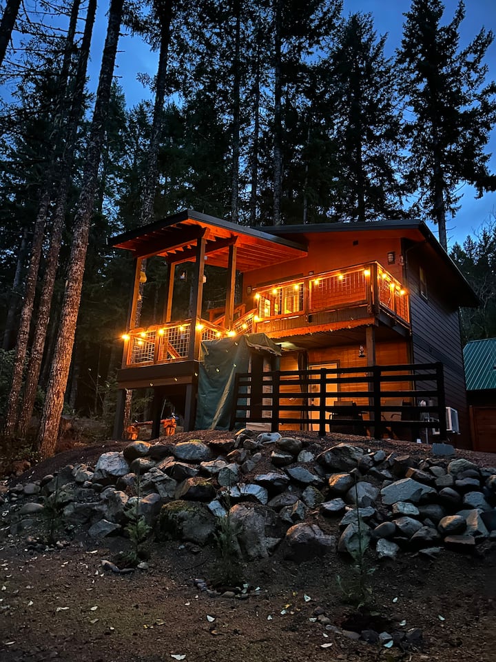 The Nest @ Pine Lodge - Sauna+cold  Tub/ev/ac/pets - Mount Rainier National Park