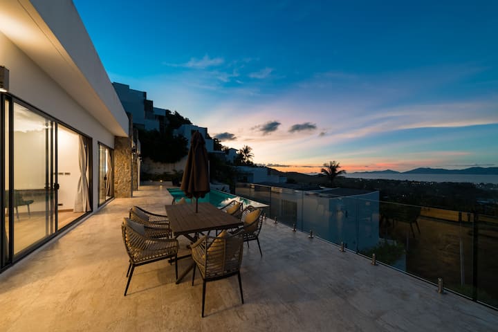 Bophut Close To Fisherman Village Sea View Villa - Ko Samui