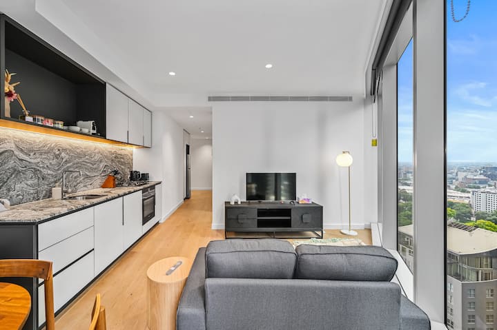 Free Parking | Chic 2bed W/pool+gym+sauna - Melbourne