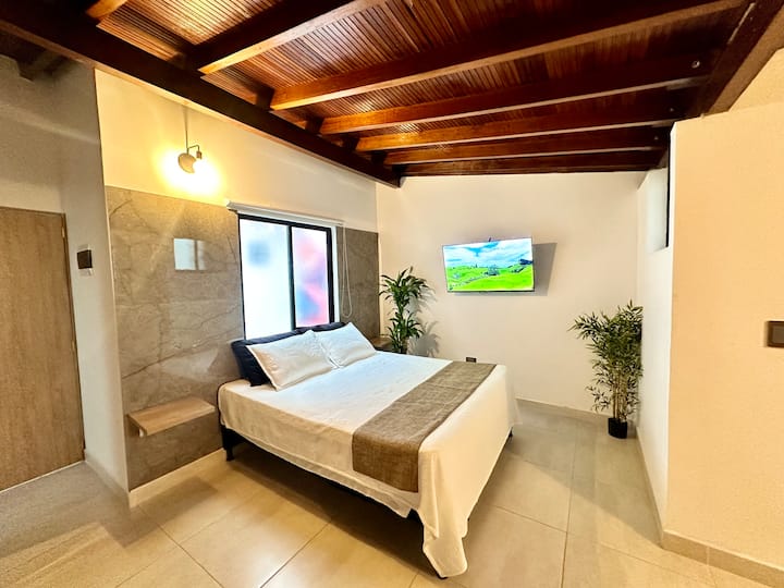 Deluxe Apartaestudio Con A/c, La 70 (302) - Medellín