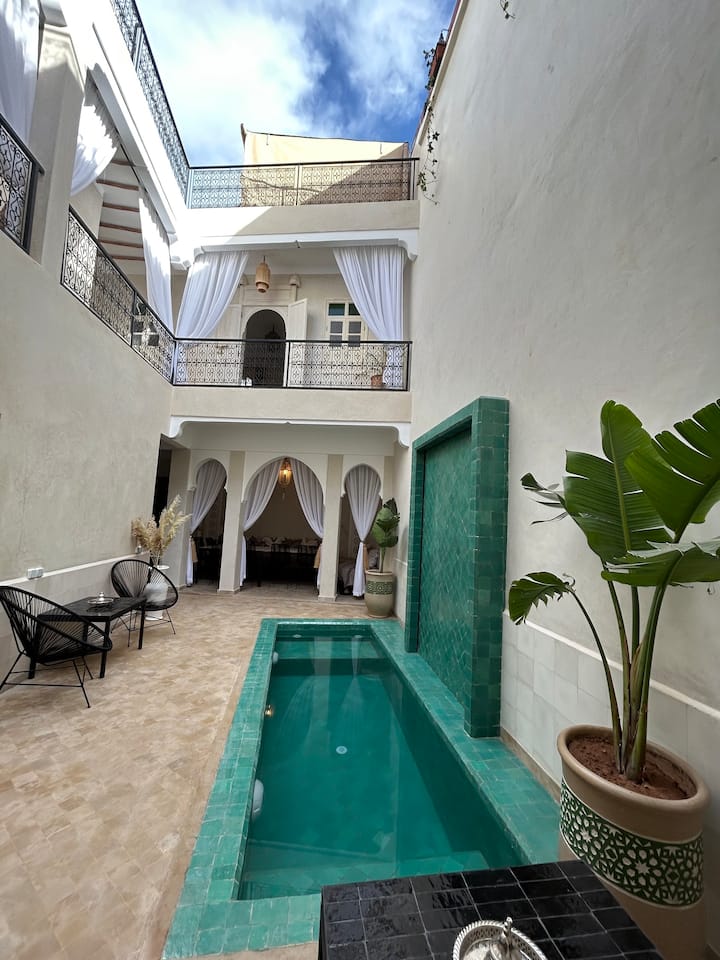 Riad Dar Douda Chambre Malak - Marokko