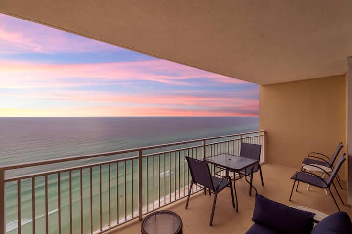 Resort Life: Gulf Views, Sunsets, Heated Pools/spa - Panama City Beach, FL