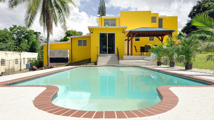 El Yunque Rainforest Villa | 6 Br, Pool, Billiards - Puerto Rico