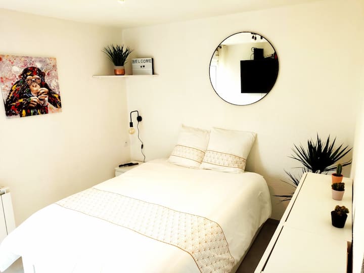 Studio Grenoble Zone Parking Gratuit Dans La Rue ! - Saint-Martin-d'Hères