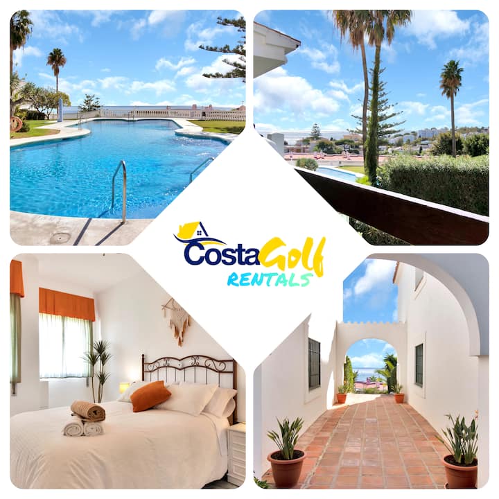 Apartamento Con Vistas Al Mar, Piscina Y Barbacoa - La Cala de Mijas