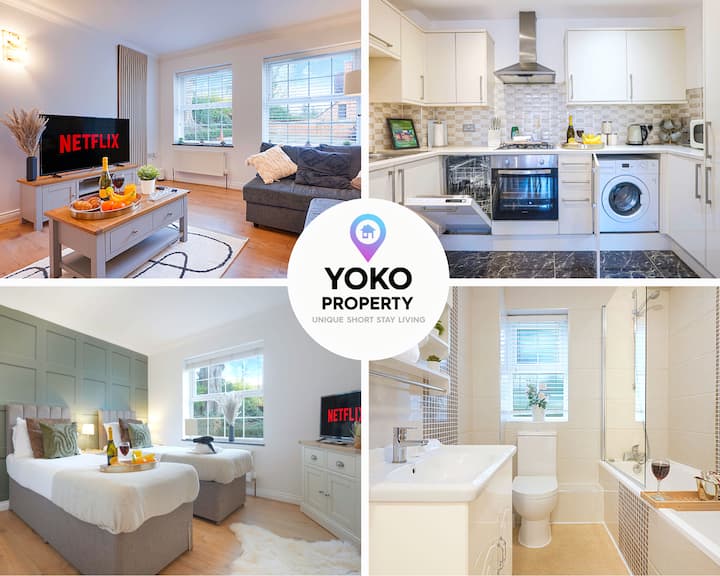 Stylish Flat • Sleep 5 • Free Parking • Fast Wifi - 北安普頓