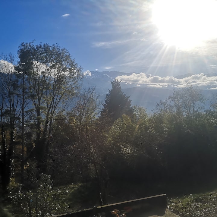 Agréable Chambre Vue Montagnes. - Prapoutel