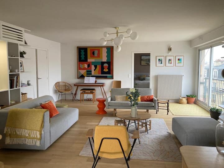 Appartement Familial Avec Vue Sur Le Sacré Coeur - Paris