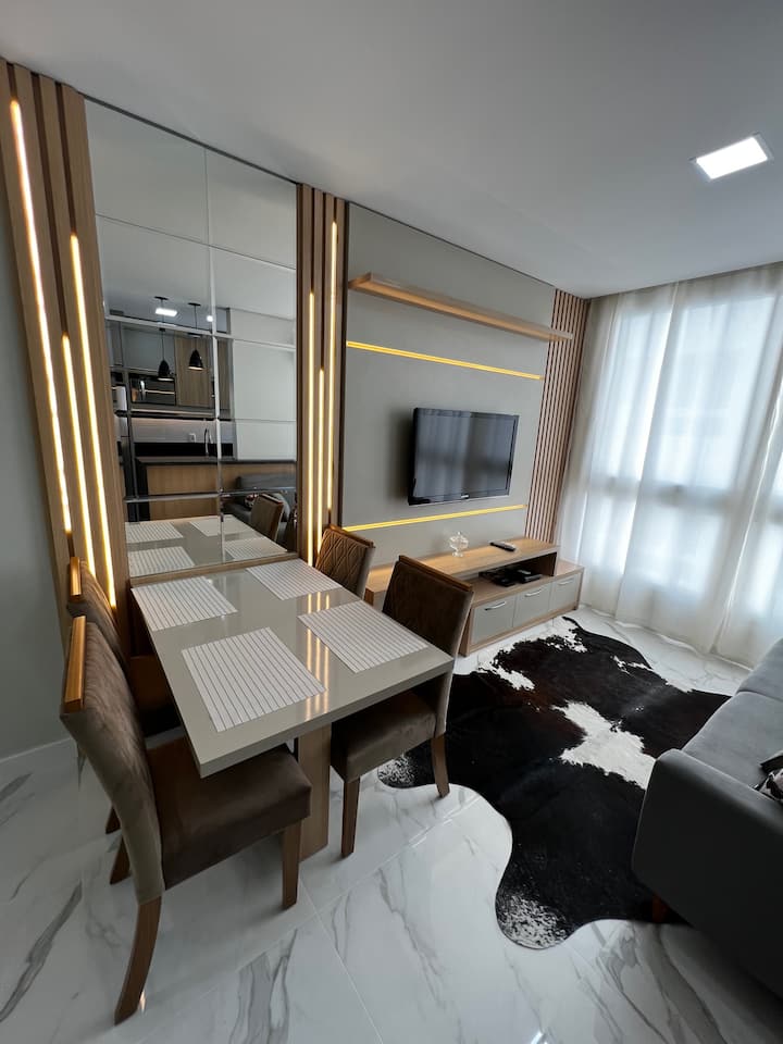 350m Da Praia Apt 1dorm, Ar Cond, Mobiliado E Box - Capão da Canoa