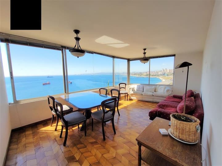 ¡La Mejor Vista De La BahÃa! Equipado Y Parking - Chile