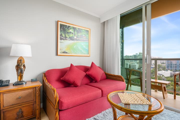Luana 1509 Stunning Studio, Park & Ocean Views - Honolulu