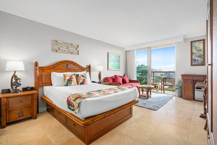 Luana 1509 Stunning Studio, Park & Ocean Views - Honolulu
